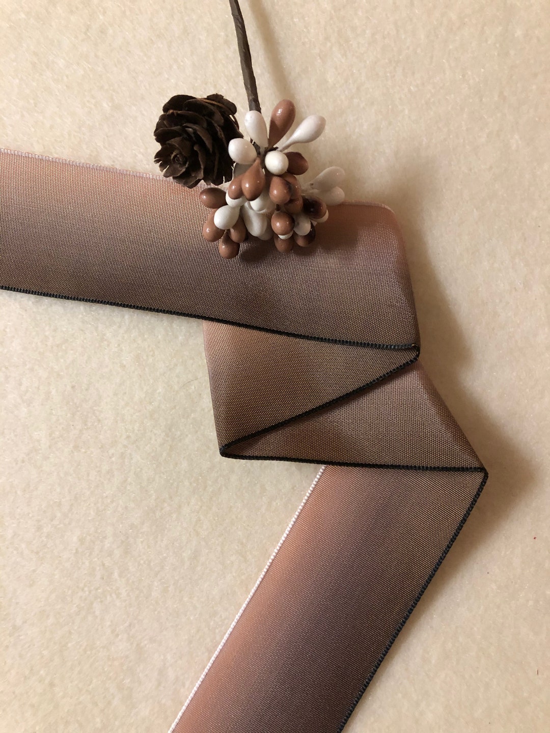 Ombre Wired Ribbon - Bronze, Light to Dark 1 1/2 Inches Wide - Etsy