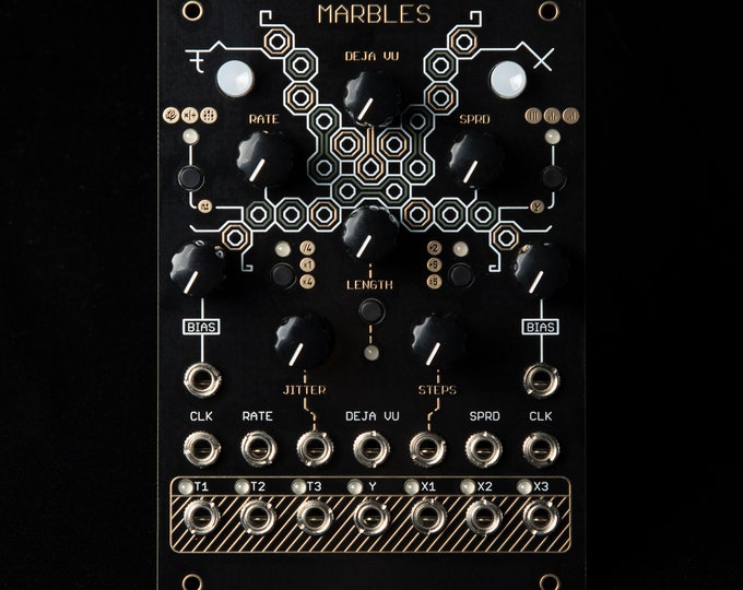 Mutable Instruments Marbles Eurorack Random Sampler Synth Module oscillosaurus Black/gold - Etsy