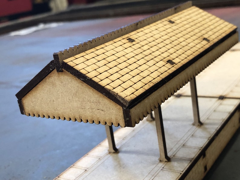 OO/HO Gauge Double Platform & Canopy With On/off Ramp - Etsy Australia