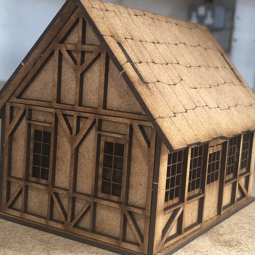28mm Fantasy Tudor Style House T3 - Etsy