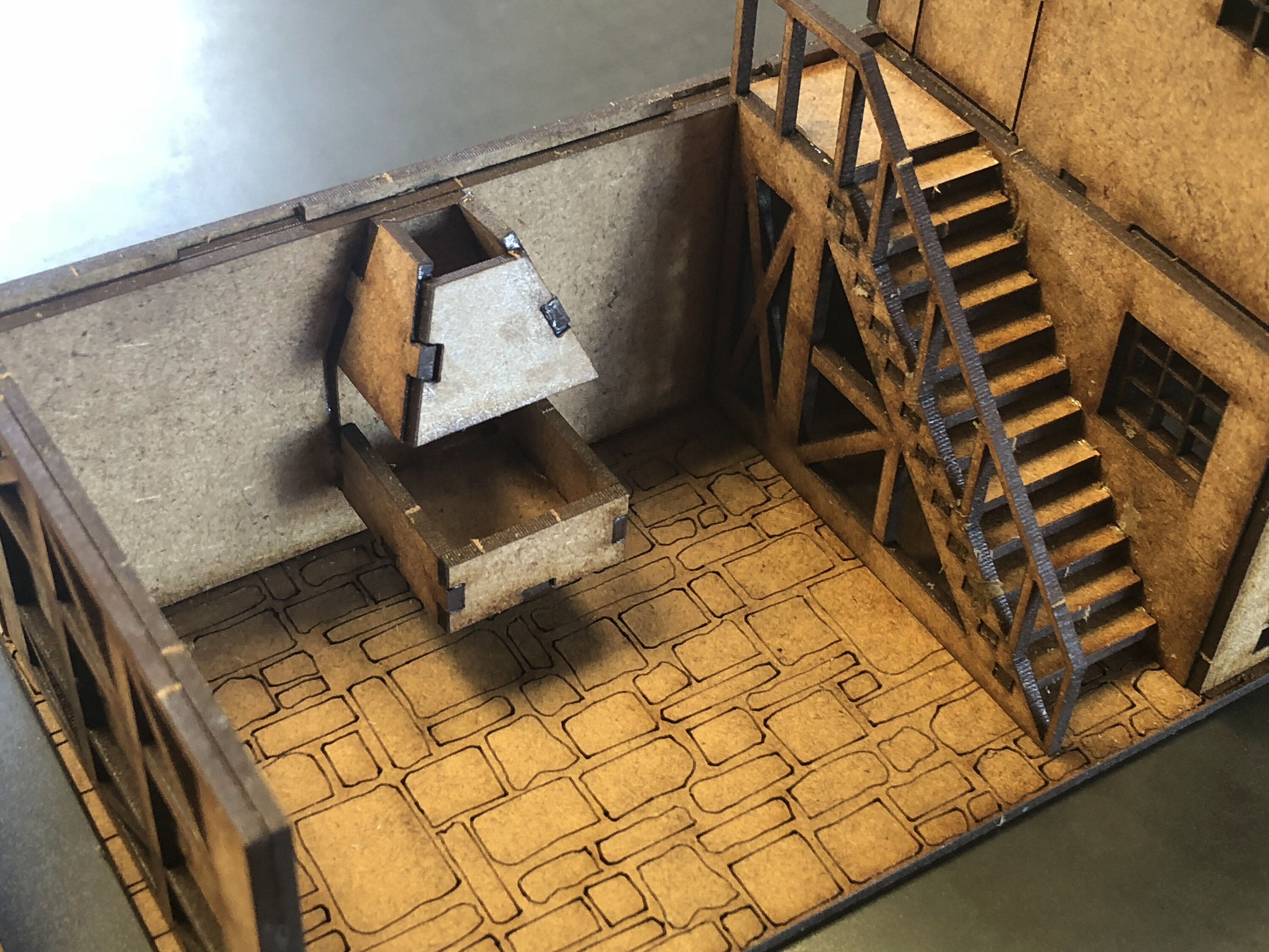 28mm Blacksmiths House & Forge - Etsy