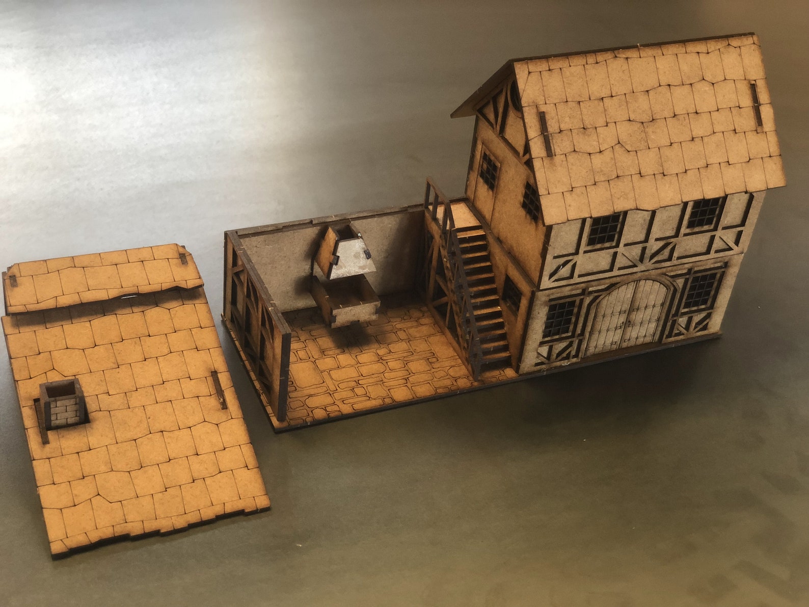 28mm Blacksmiths House & Forge - Etsy
