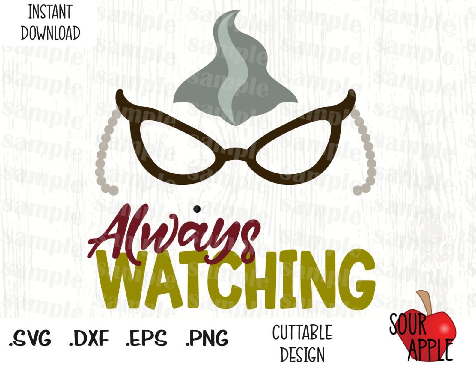 Always Watching, Roz Quote, Monster Movie Inspired Cutting Files in Svg ...