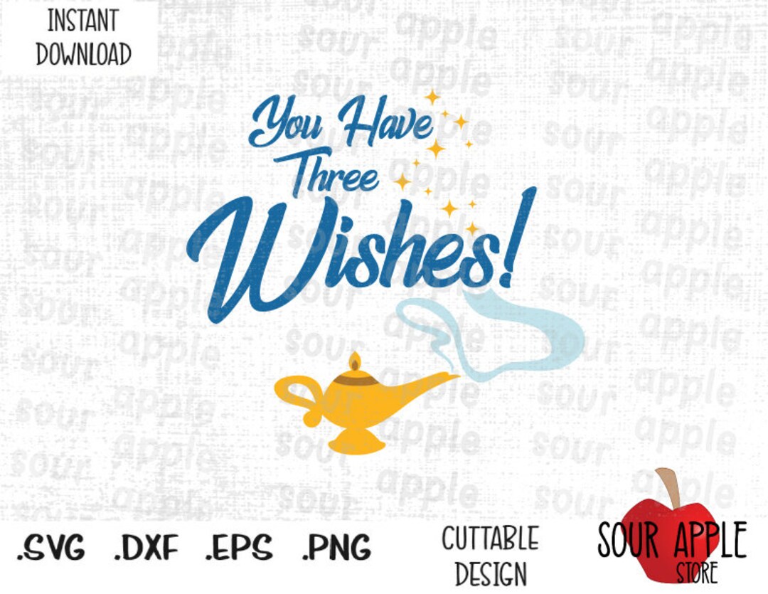 You Have Three Wishes, Magical Lamp, Genie Lamp, Magical Movie Inspired ...