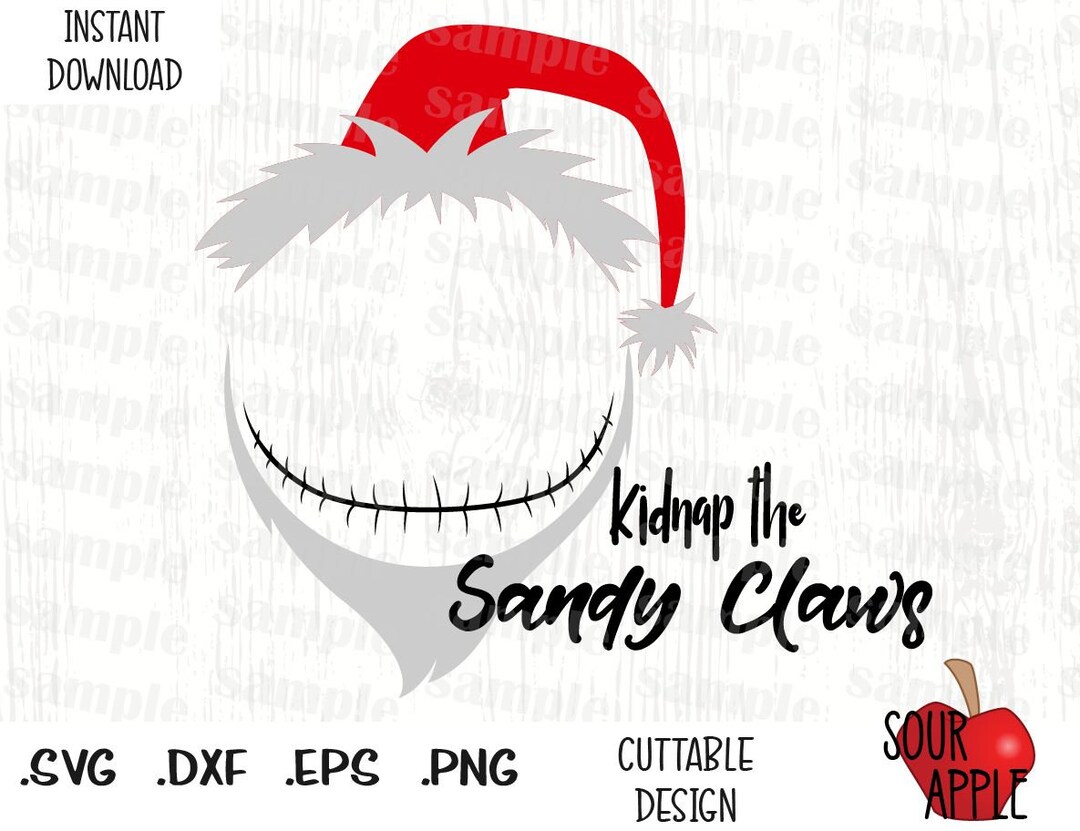Jack Sandy Claws Quote, Nightmare Jack, Christmas Movie Inspired ...