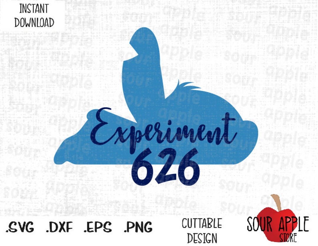 Experiment 626, Stitch Quote, Lilo Movie Inspired Cutting Files in Svg ...