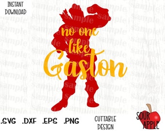Gaston Svg - Etsy