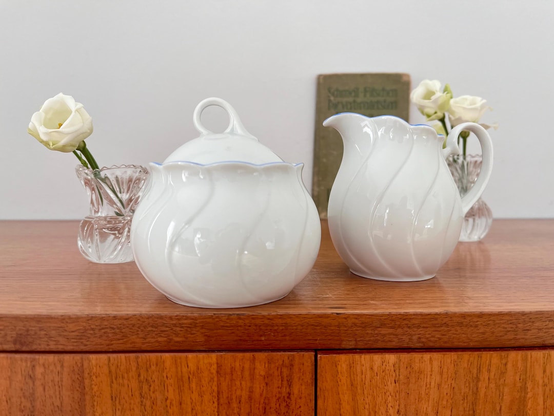 Vintage, Seltmann Weiden Bavaria, Helena, Sugar Bowl and Milk Jug, 60s ...
