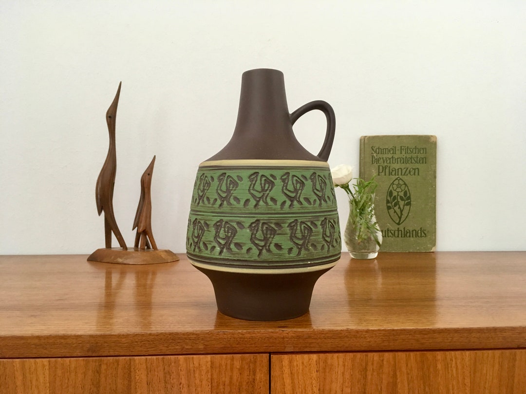 Vintage, Vase, Marzi and Remy, Höhr-grenzhausen Westerwald, Bottom Mark ...