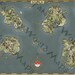 Pokemon Canvas Alola Map, Fantasy Map Canvas Print, Pokemon Canvas ...