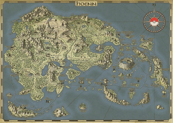 Hoenn Pokemon Map