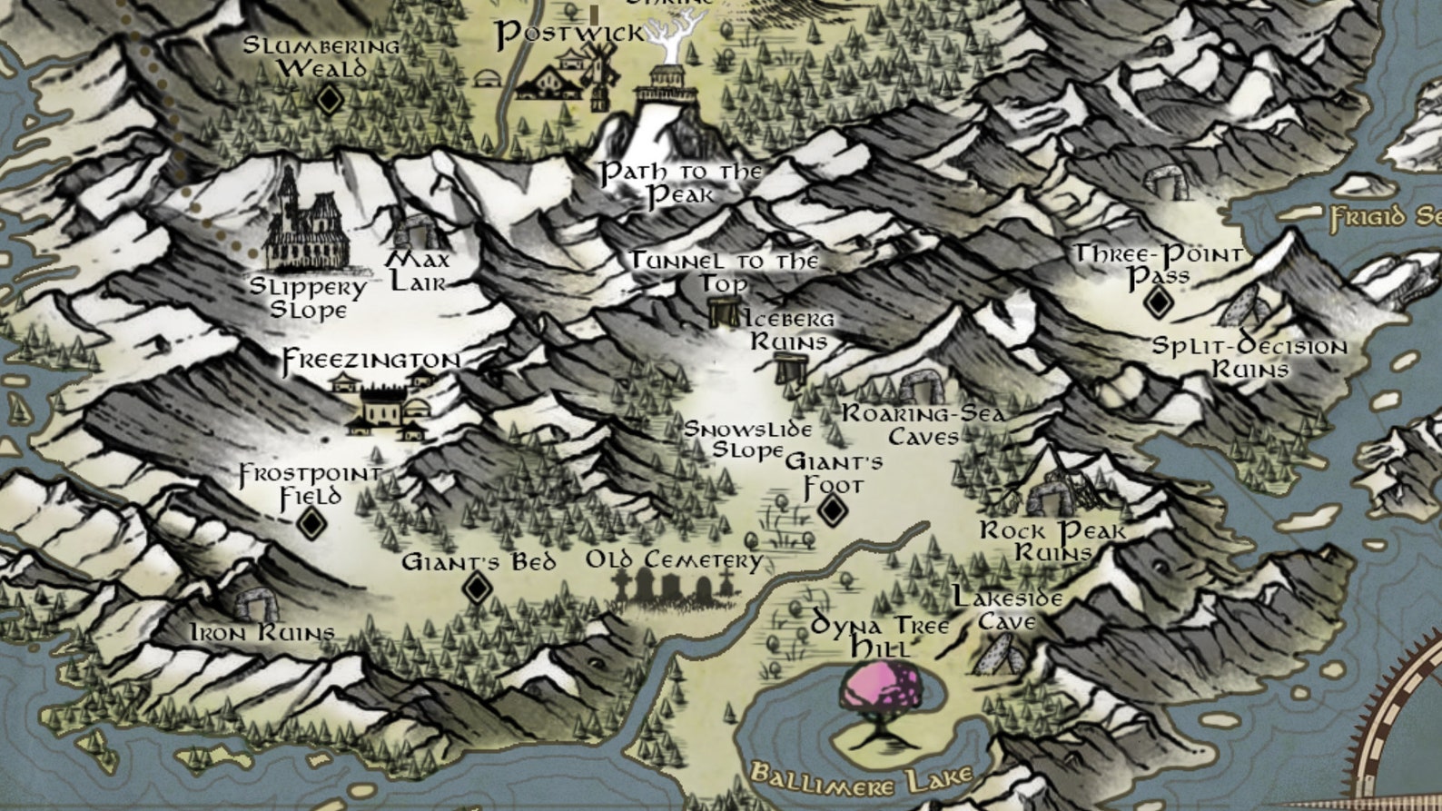 Pokemon Canvas Galar Map Fantasy Map Canvas Print Pokemon - Etsy