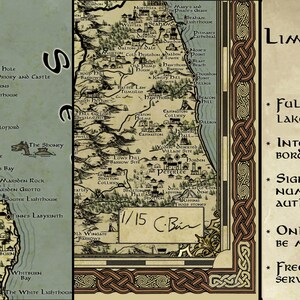Tyne and Wear Map, Tynemouth Print, Fantasy Poster, Sunderland Gift ...