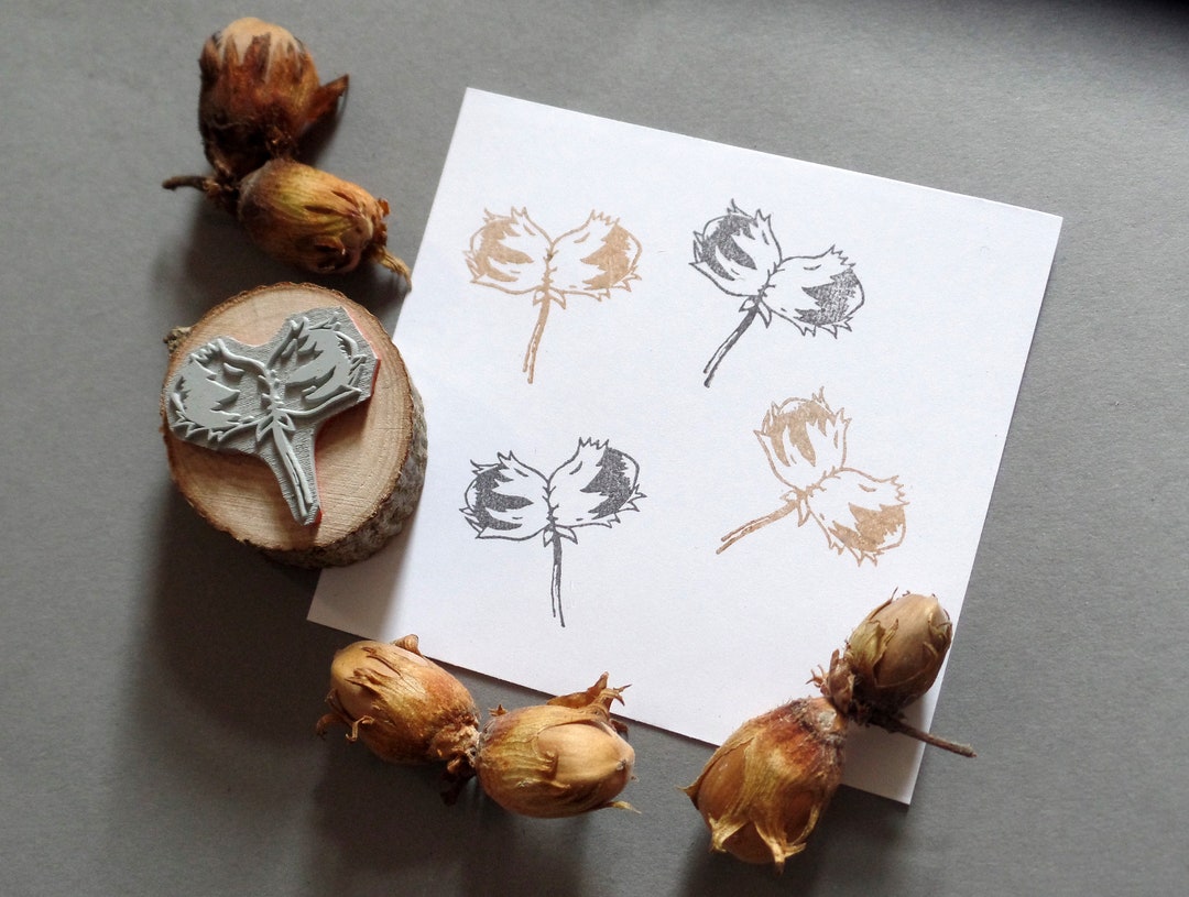 Stamp Hazelnut Motif Stamp Nut Nuts - Etsy