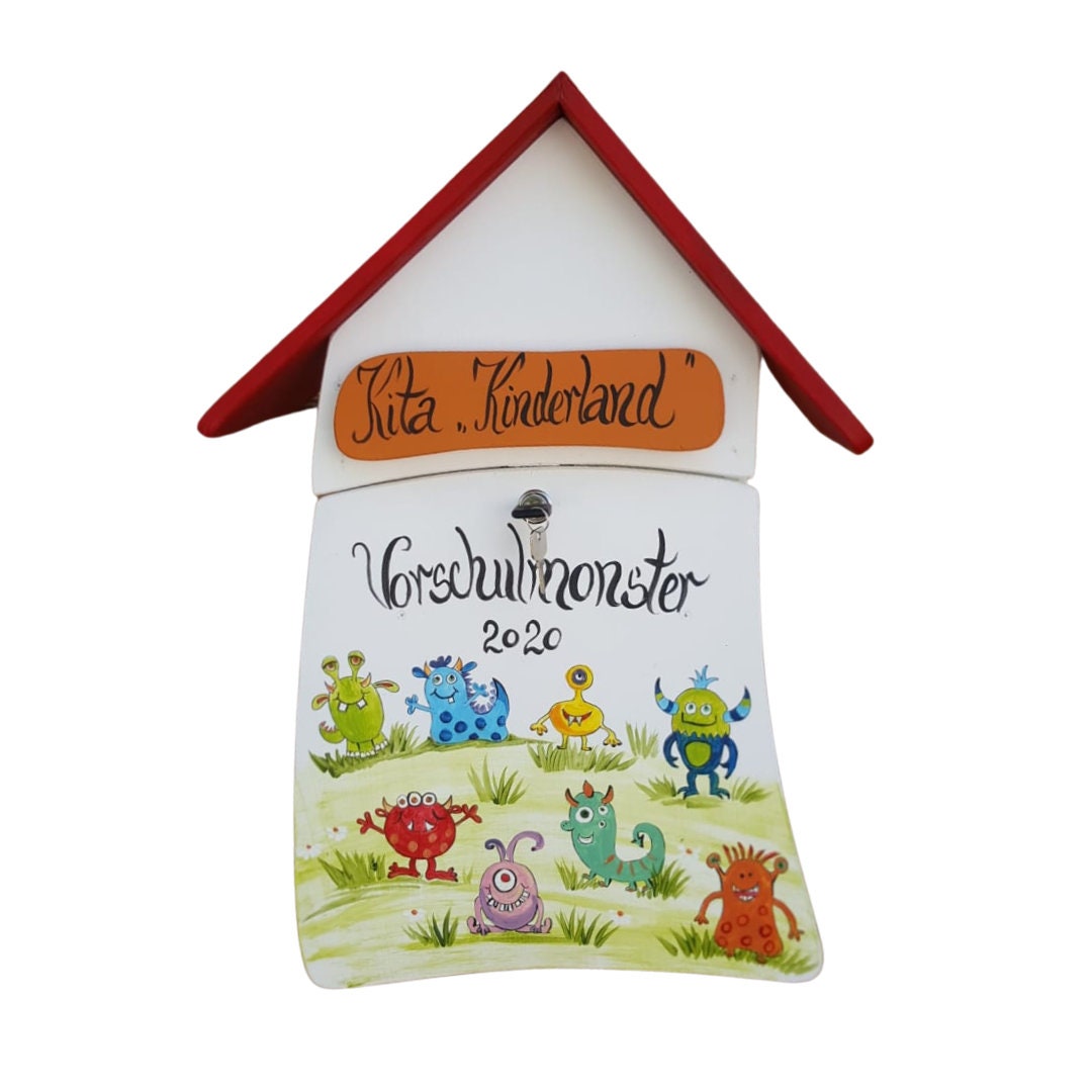 Mailbox Preschool Monster - Ideal Farewell Gift in Kindergarten - Etsy