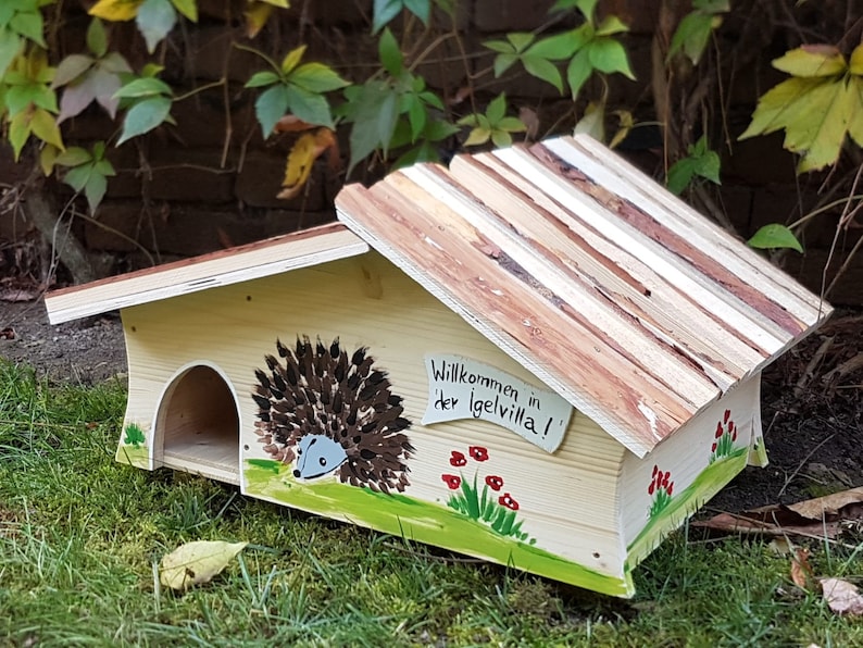 Hedgehog Villa Hedgehog House for Wintering for Hedgehogs - Etsy