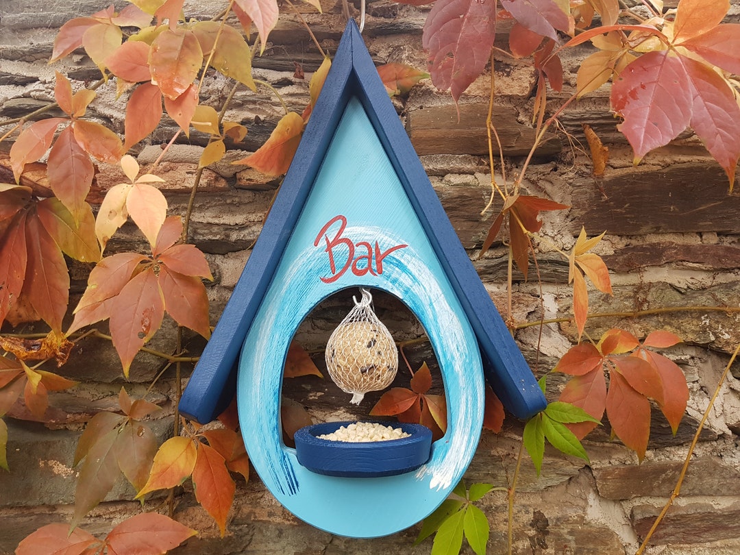 Birdhouse | Feeding House Birdvilla "bar" Birthday Wedding Housewarming ...