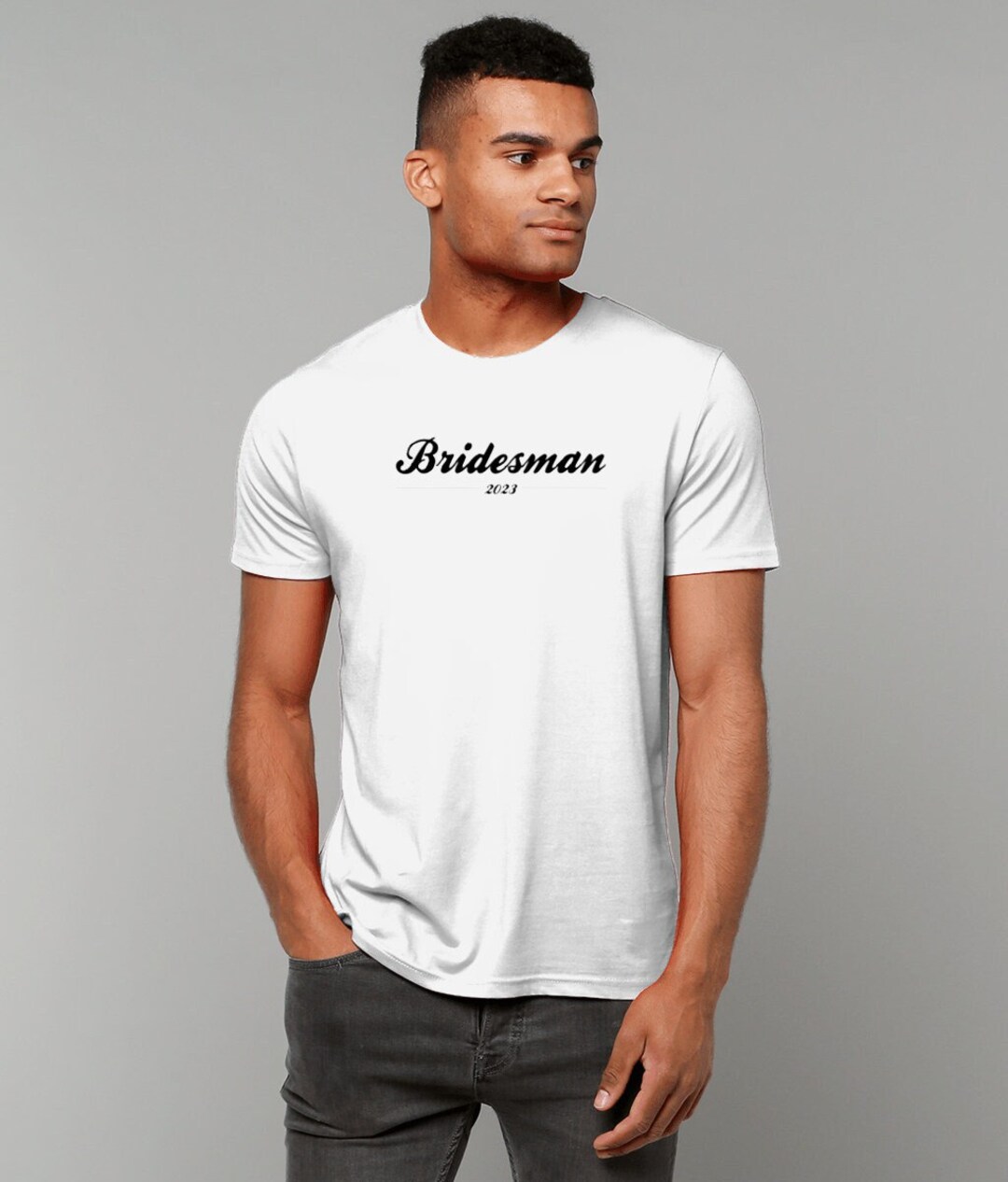 Bridesman Tee (simple Design) | Male Bridesmaid 'bridesman' T-shirt ...