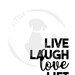 DIGITAL DOWNLOAD Live Laugh Love Lift Poster Gym Poster - Etsy