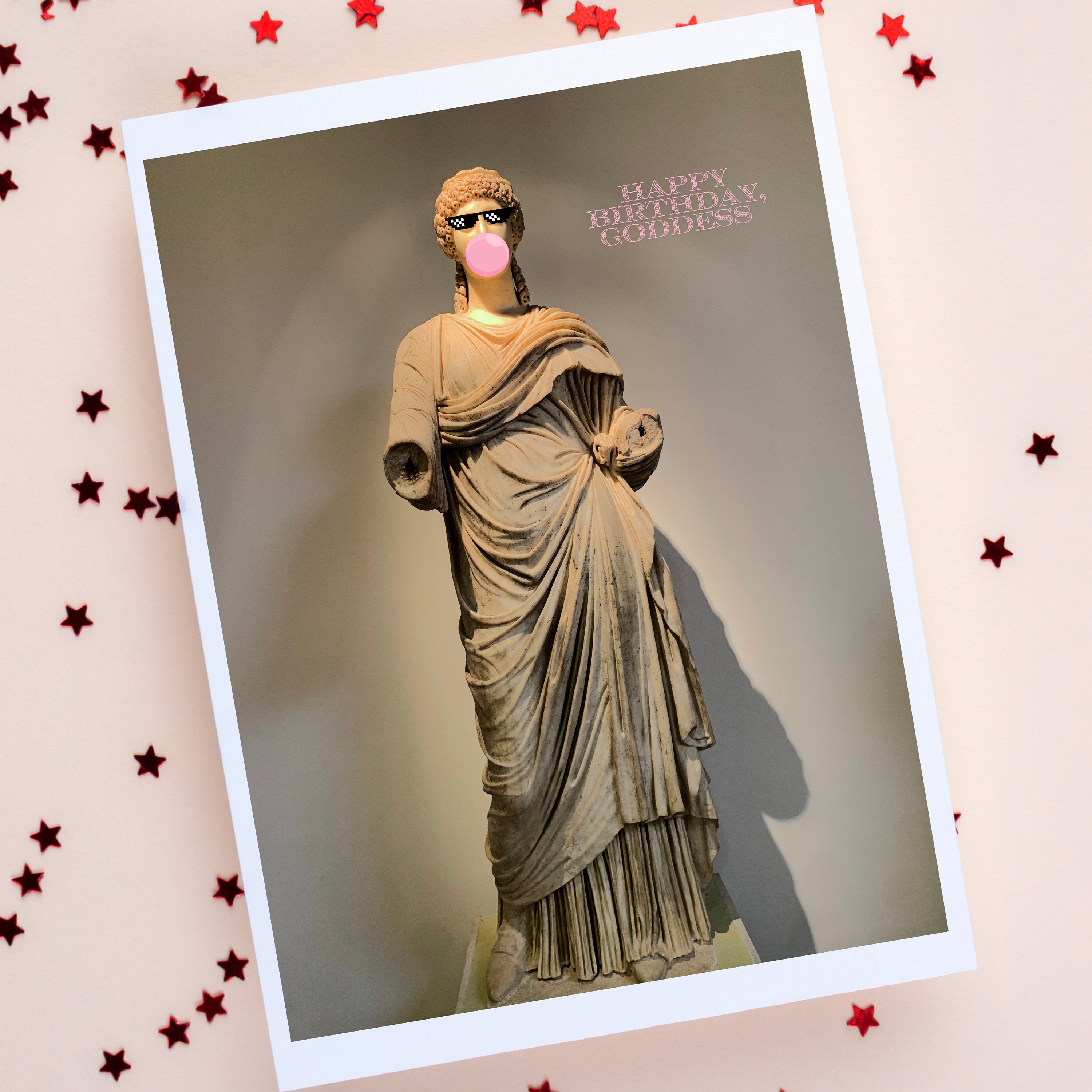 Happy Birthday, Goddess Greeting Card - Etsy