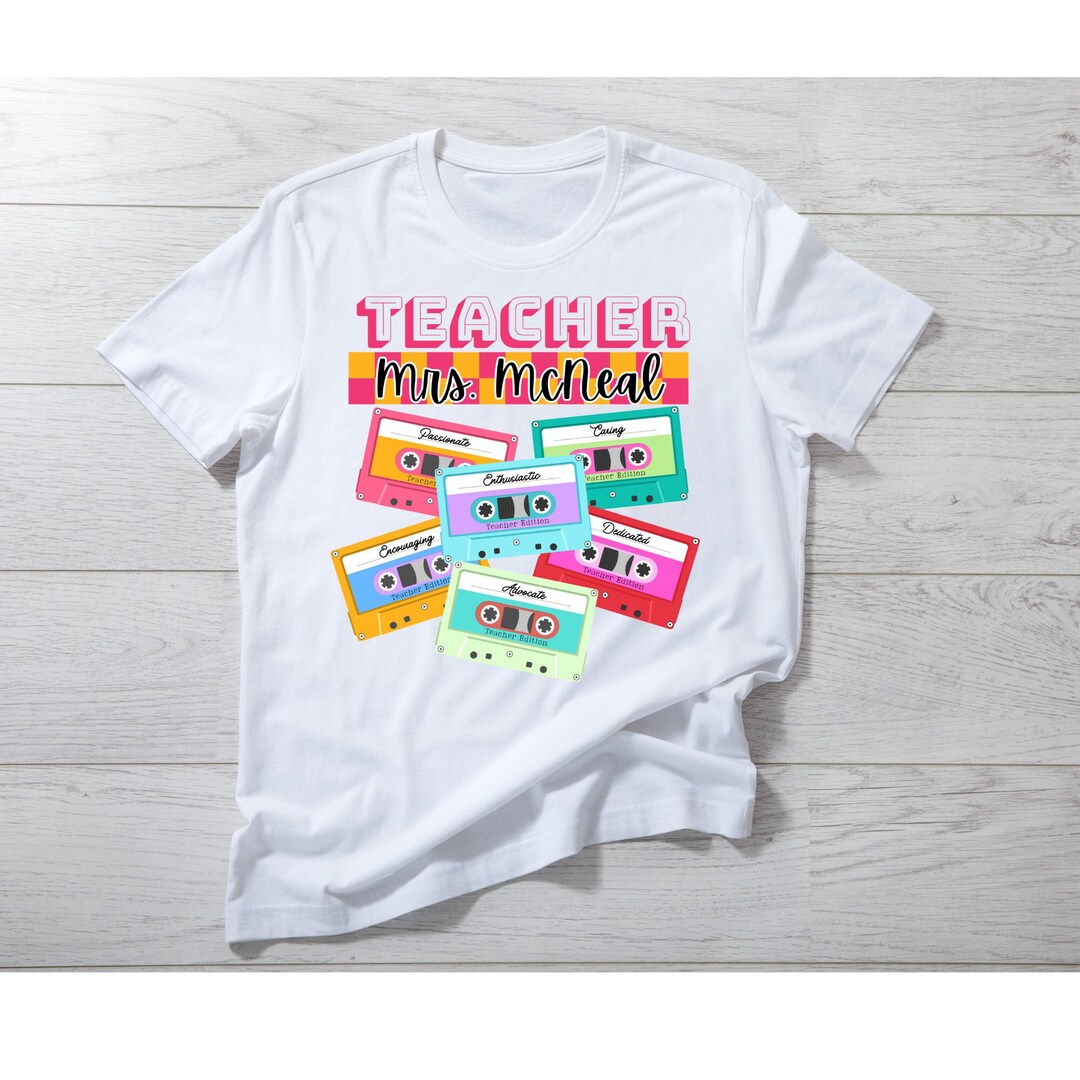 Personalized TEACHER Tee Design *DIGITAL DOWNLOAD* - Etsy
