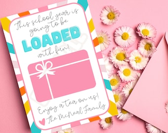 Back to School Teacher Gift Card Holder - Shopping - Etsy