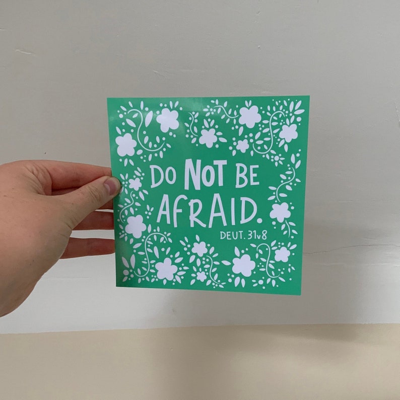 Do Not Be Afraid (bible Verse Print) - Etsy