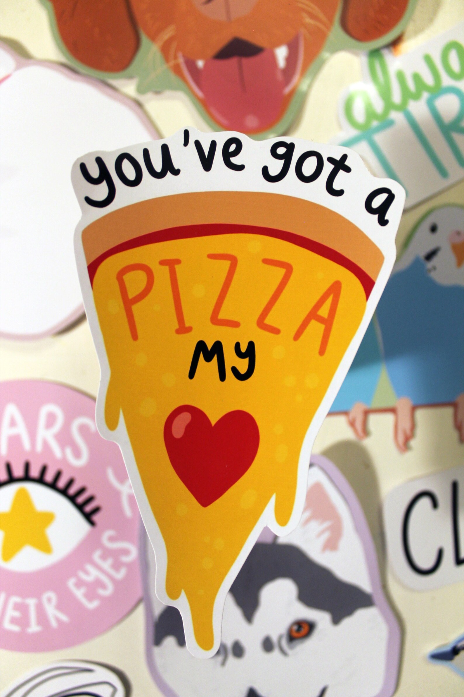 You've Got a Pizza My Heart | Pizza Sticker Cute Valentines Love - Etsy