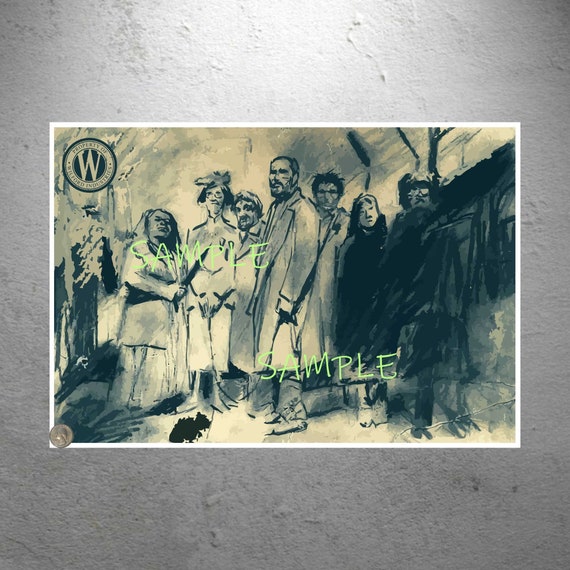 Snowpiercer Movie Group Sketch Drawing Poster Art 13 X 19 | Etsy