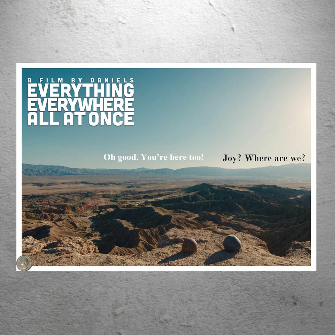Everything Everywhere All at Once Movie Poster Print | Art | Two Rocks ...