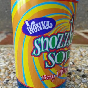 TWO Willy Wonka Fizzy Lifting Drink Bottles | Snozzberry Soda ...