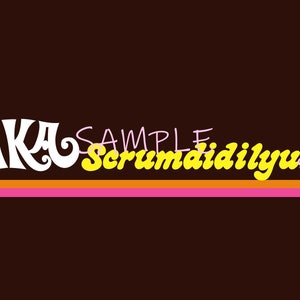 1971 Willy Wonka Edible "scrumdidlyumptious" (aka Scrumdiddlyumptious ...