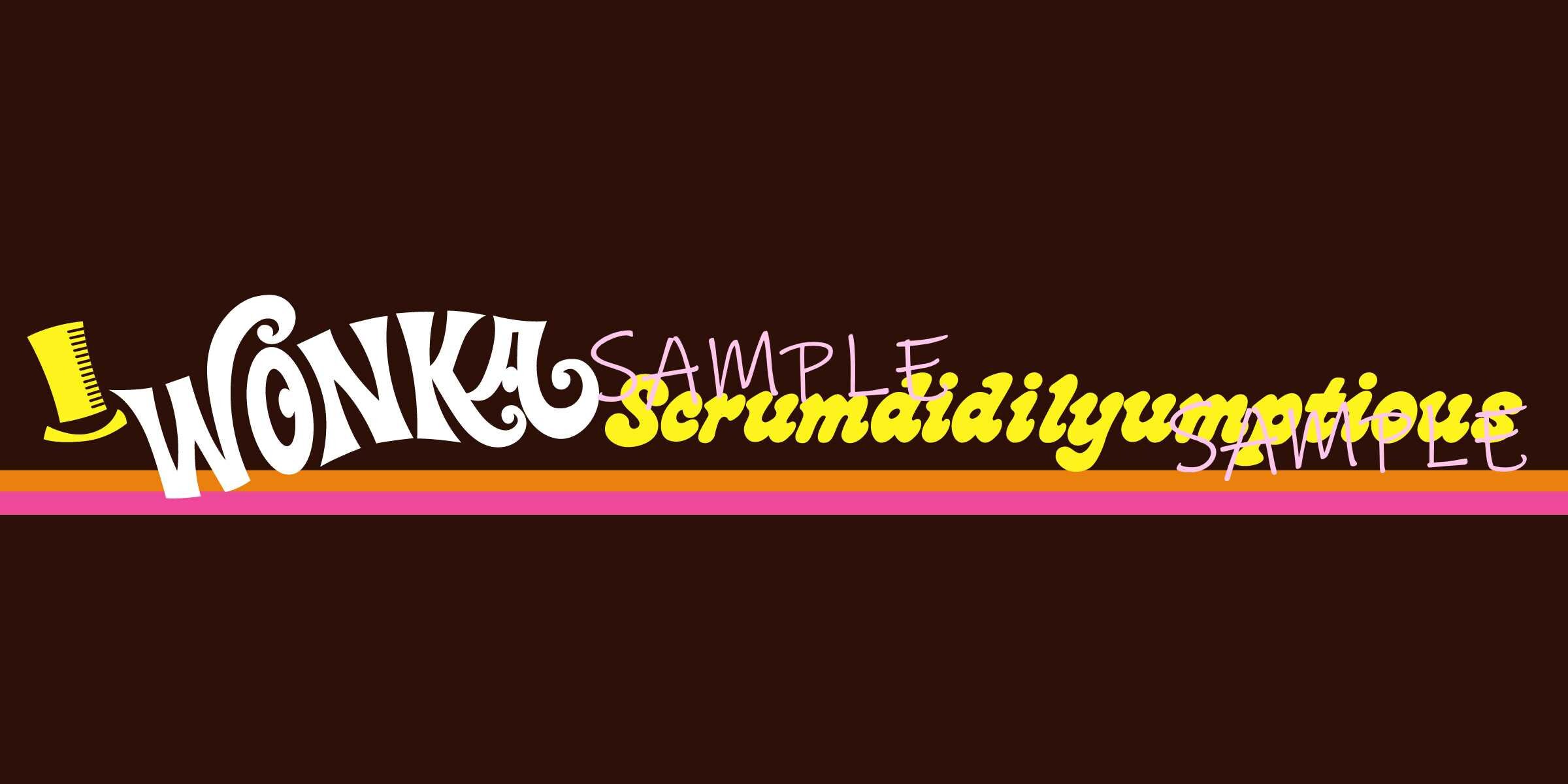 1971 Willy Wonka Edible "scrumdidlyumptious" (aka Scrumdiddlyumptious ...