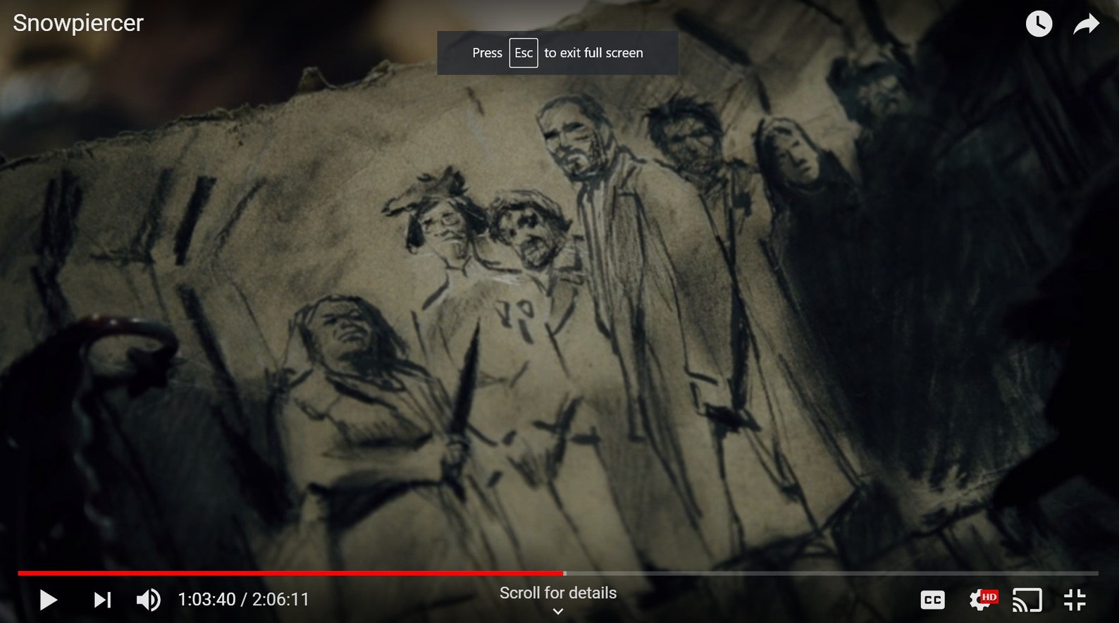 Snowpiercer Movie Group Sketch Drawing Poster Art 13 X 19 | Etsy