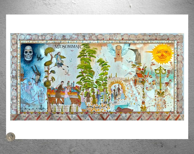 Midsommar Movie Opening Scene Mural Poster Print Reproduction 13 X 19 ...