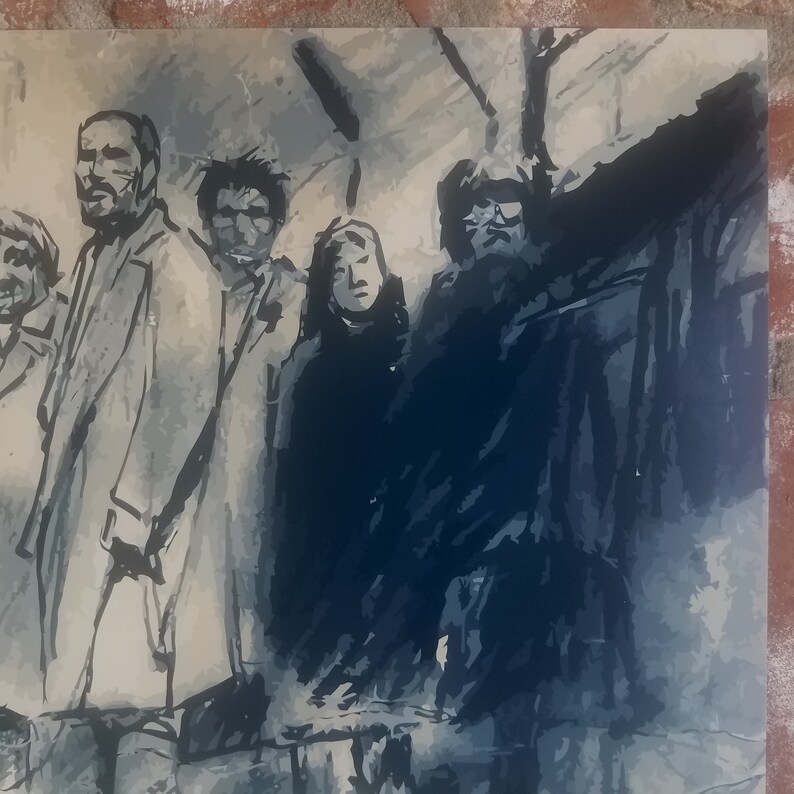 Snowpiercer Movie Group Sketch Drawing Poster Art 13 x 19 | Etsy