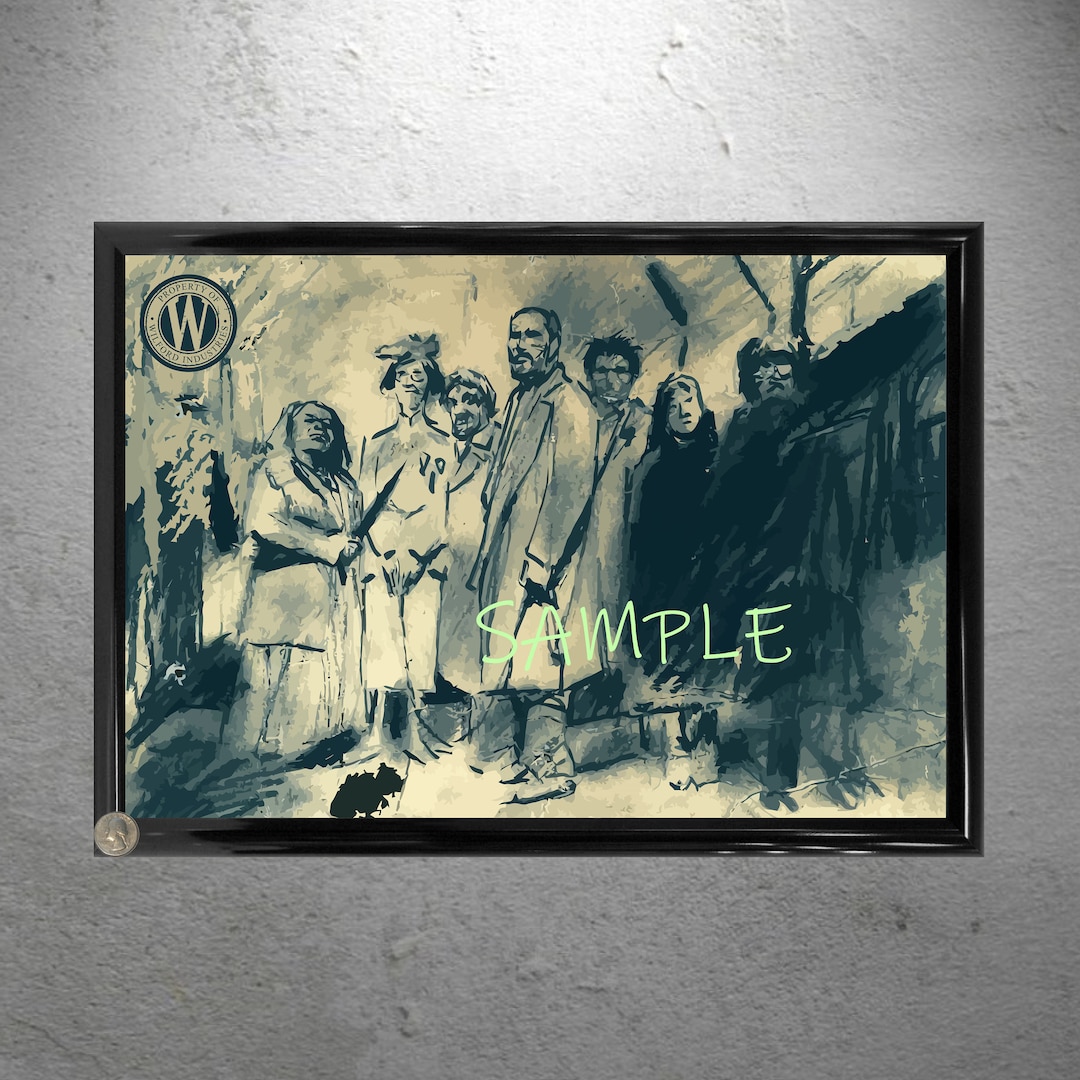 Framed Snowpiercer Group Sketch Drawing Poster | 13 X 19 | Wilford ...