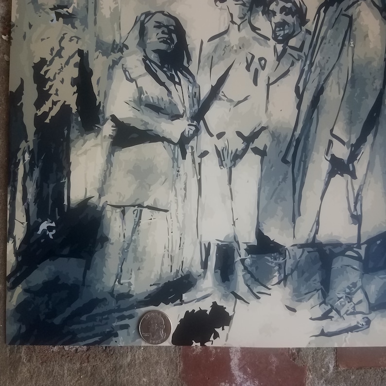 Snowpiercer Movie Group Sketch Drawing Poster Art 13 x 19 | Etsy