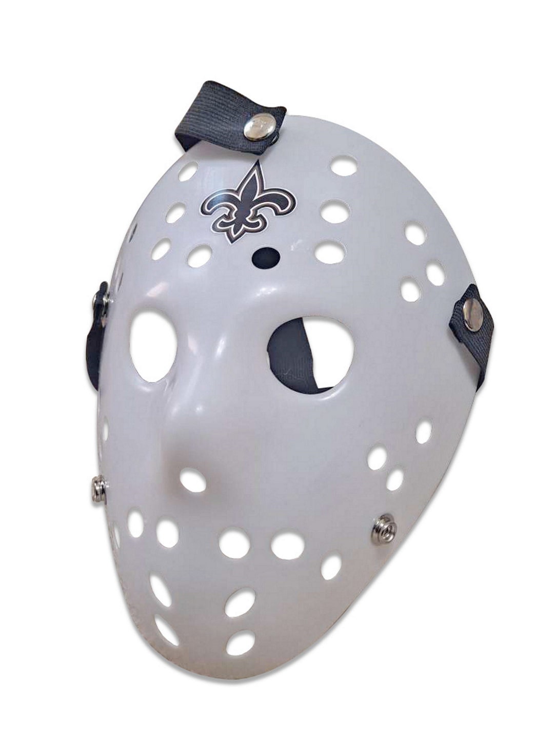 New Orleans Saints Hockey Mask | Who Dat?| Halloween | Jason | Black ...