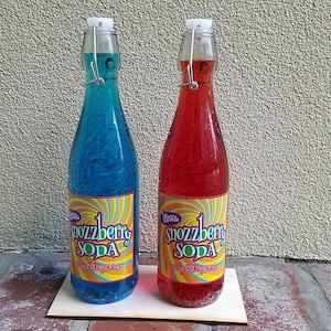 TWO Willy Wonka Fizzy Lifting Drink Bottles | Snozzberry Soda ...