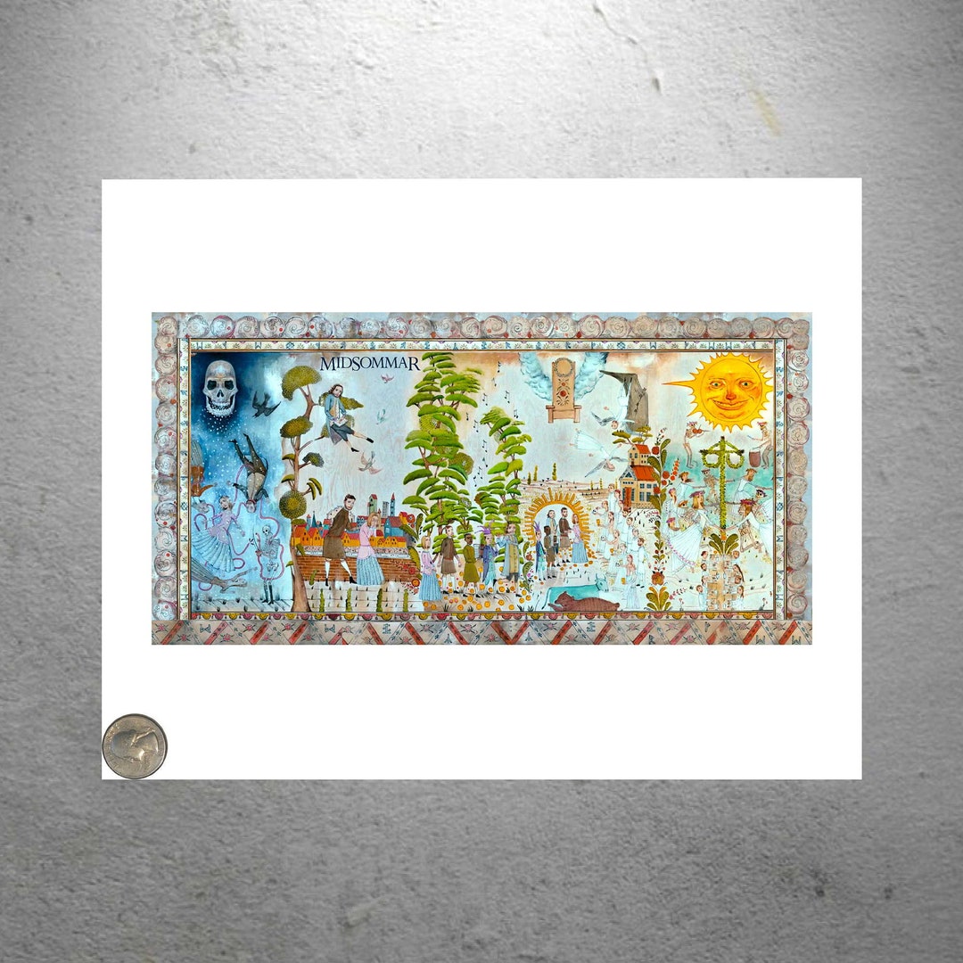 Midsommar Movie Opening Scene Mural Poster Print Reproduction 8.5 X 11 ...
