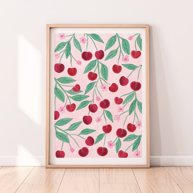 Cherry Art Print - Etsy
