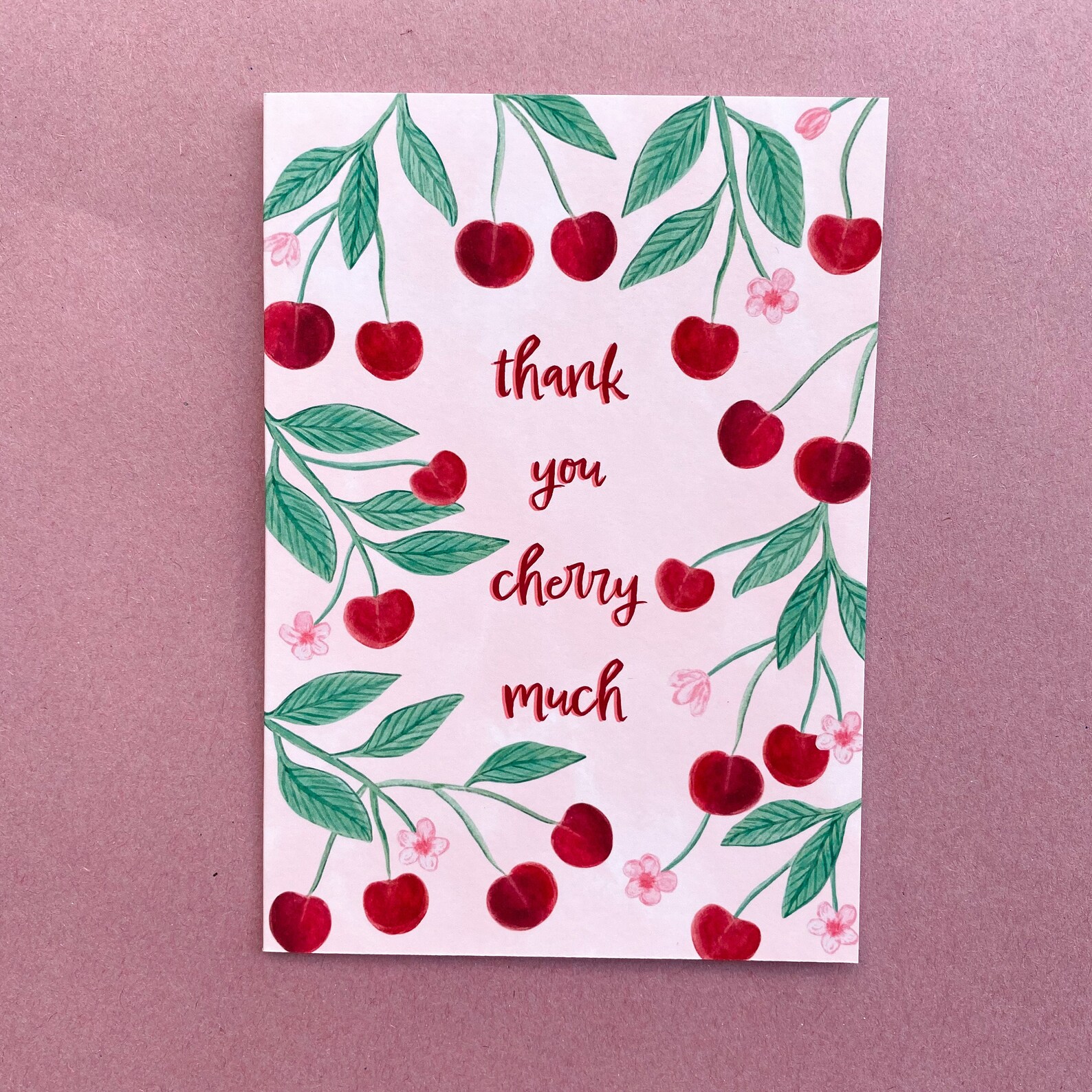 Thank You Fruit Cards Pack, Funny Fruit Pun Cards, Watercolour ...
