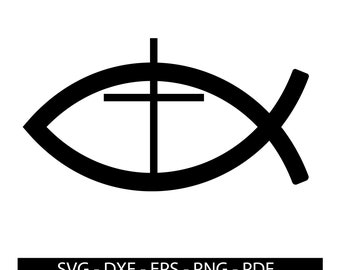 Christian Fish, Christian Fish, God Fish, Jesus, Vector File, SVG ...