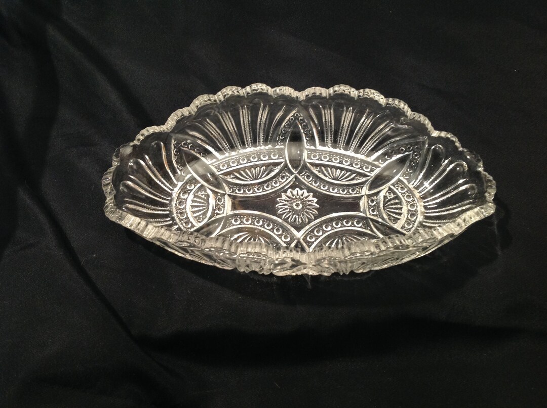 EAPG Heisey Prince of Wales Plume CELERY RELISH Dish No 335 (1902-1912 ...
