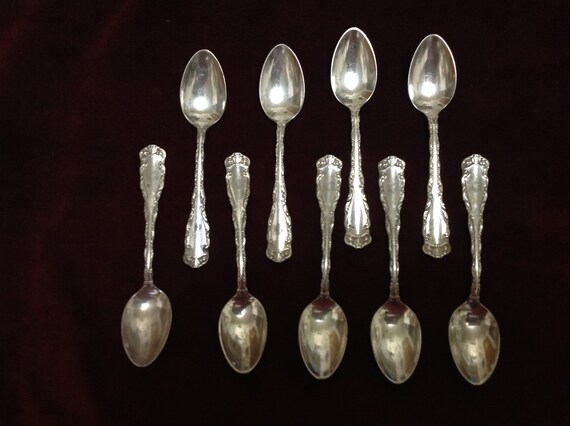 Reed & Barton REX 1894 Silverplate Monogrammed Spoons 5.75 - Etsy