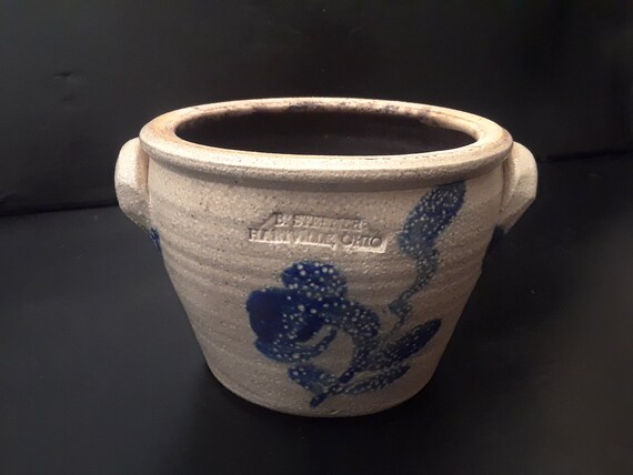 B. Stebner Pottery Hand Crafted Salt Glazed Stoneware Jar | Etsy