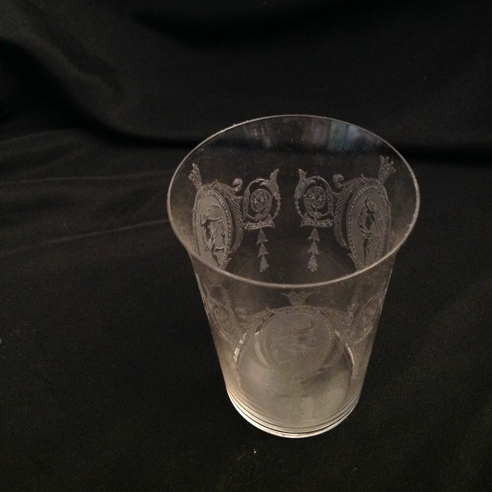 Set of 3 US Glass-tiffin Classic Etched Nymph Dancing 10oz - Etsy