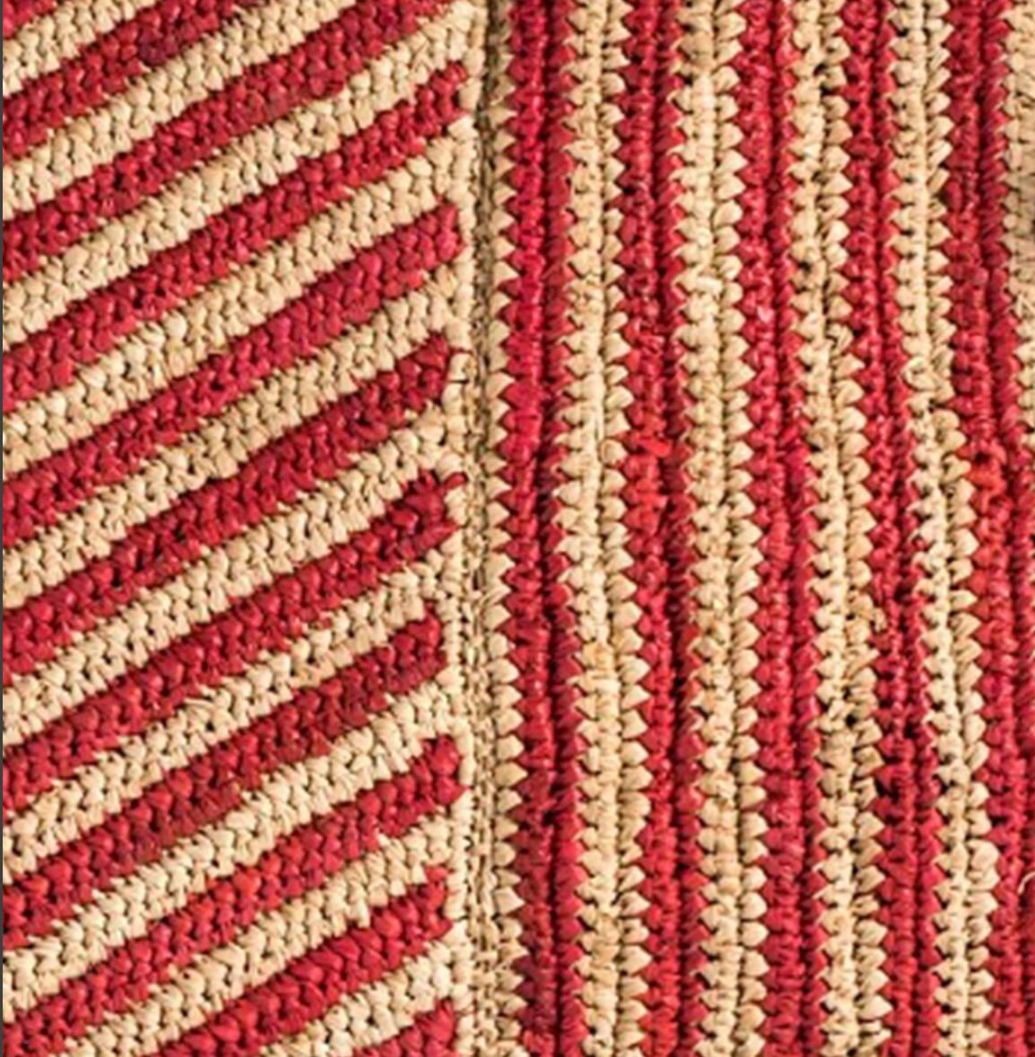 Raffia Bag Red Straw Clutch Red Square Clutch Red Raffia - Etsy