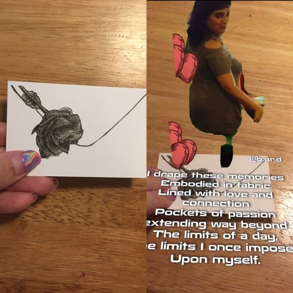 Valentine's Day Interactive Augmented Reality Poetry Card - Etsy